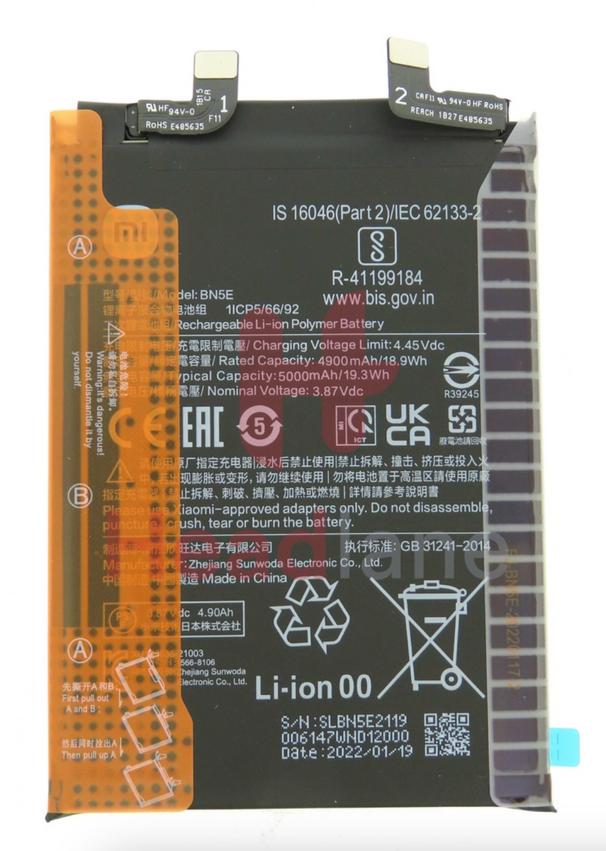 Xiaomi Poco X4 Pro 5080mAH BN5E Battery. – Fixbhi